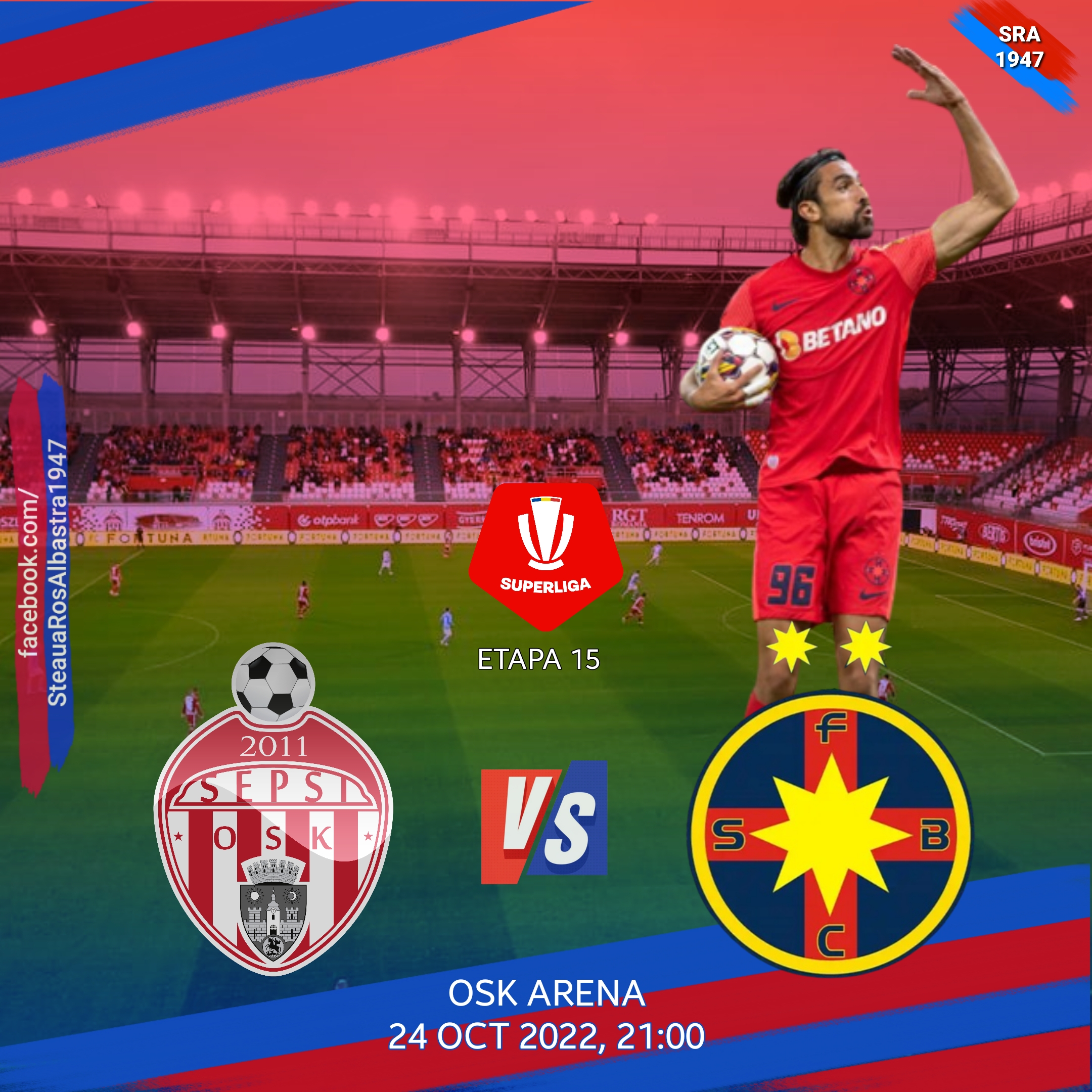 SuperLigă: Sepsi OSK 0-1 FC Steaua! Trei puncte de aur | FCSTEAUA.RO